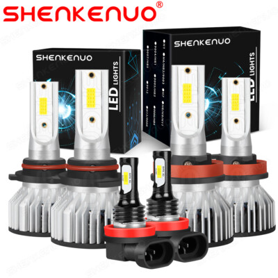 For 2020 Honda CR-V LED Headlights High & Low Beam + Fog lights Bulbs ...