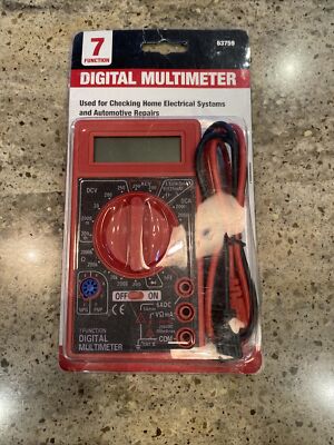 7 Function Digital Multimeter 63759 | eBay