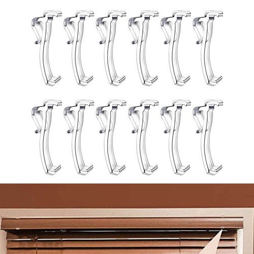 Convenient Clear Blind Clips for Window Blinds 2 5 Inch Length 12 Pack ...