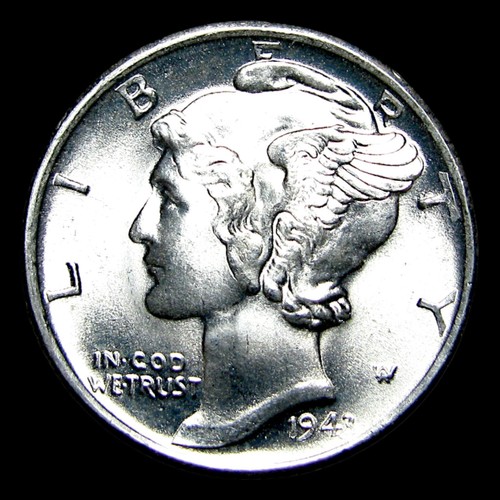 1943-S Mercury Dime Silver ---- Gem BU+ Coin ---- #989E | eBay