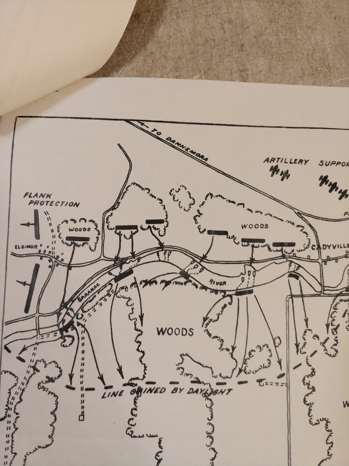 US ARMY MANEUVERS MAP 43d DIVISION NEAR SARANAC RIVER, N.Y. 1939 | eBay