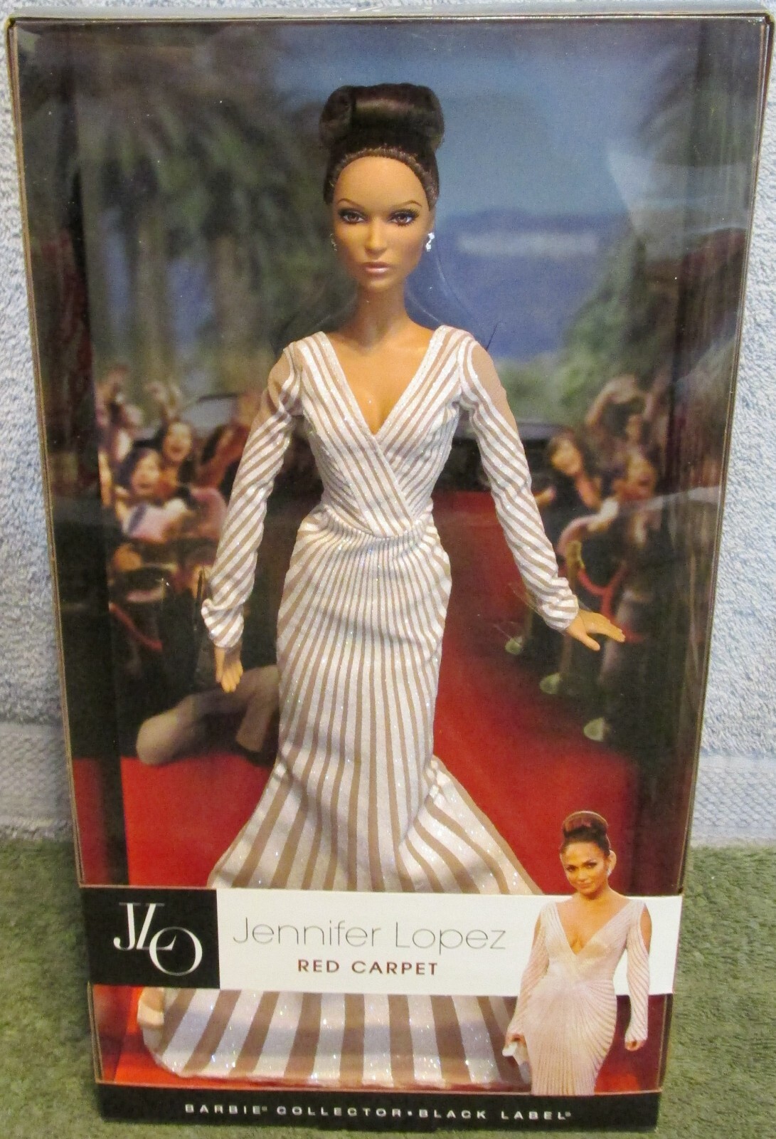2013 Jennifer Lopez JLO Red Carpet Barbie Black Label Doll~NRFB ...