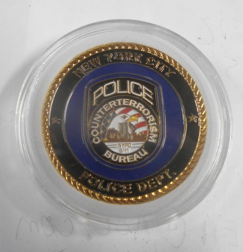 NYPD Counterterrorism Bureau Unit Challenge Coin Novelty Collectable | eBay