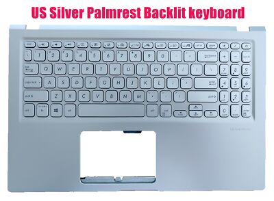 US Palmrest Backlit keyboard for Asus X515D F515D M515D S515D(No SD ...