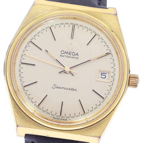 OMEGA Seamaster 166.0203 Date Cal.1012 Vintage Automatic Men's Watch_884922 | eBay