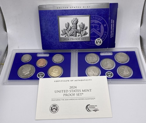 2024 United States Mint Proof Set 10 Coins w/Box & COA. 6 | eBay