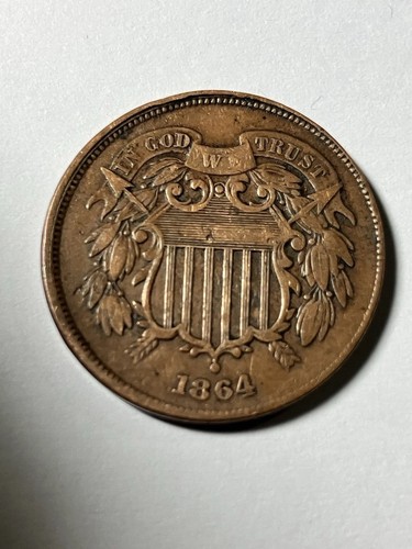 Beautiful (2c) 1864 US Two Cent Piece,VF-XF, Carried By Civil War Union Soldier? | eBay