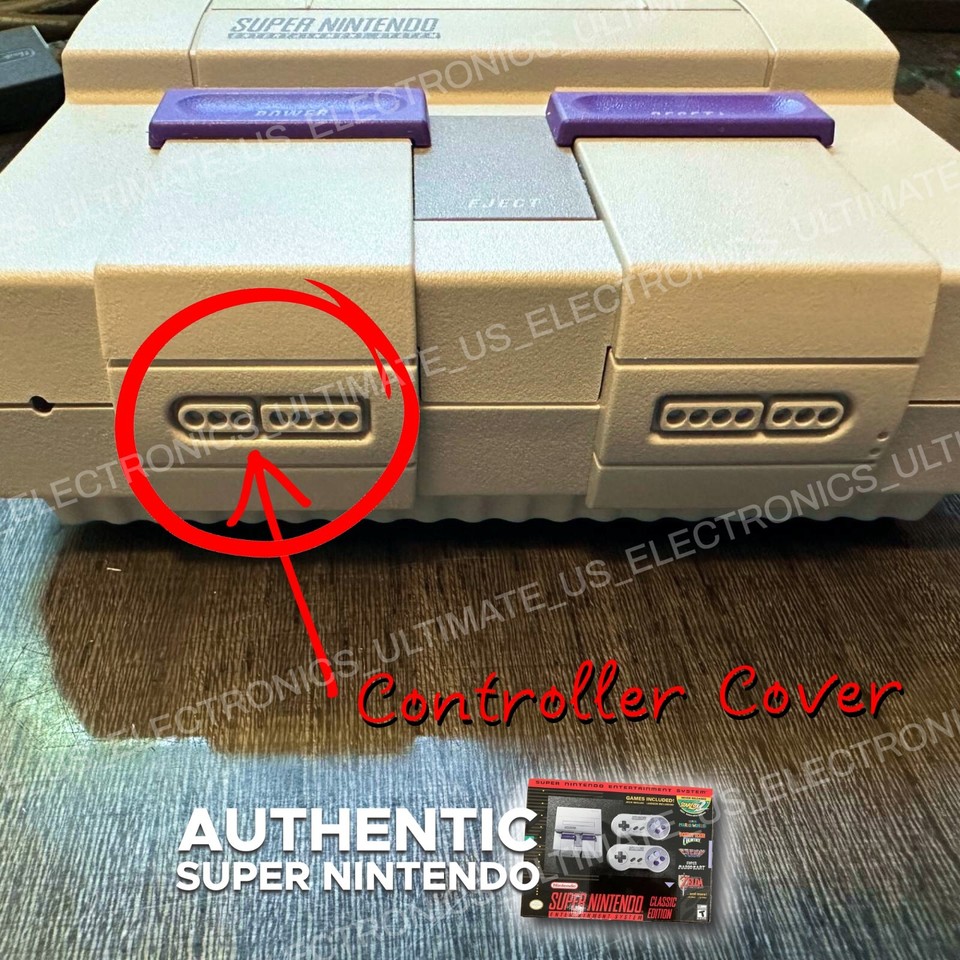 Authentic SNES Super Nintendo Classic Mini Super Entertainment System ...