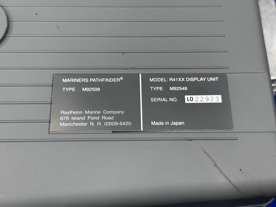 Raymarine Raytheon R41xx Radar Display Unit & Cover ONLY M92548 | eBay