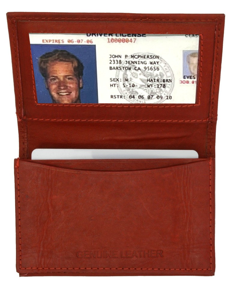 Genuine Leather 18 Credit Card Wallet ID Holder Mens Front Pocket | eBay