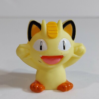 2010 Pokemon Finger Puppet Meowth Figure Catch Them All Nintendo Bandai ...