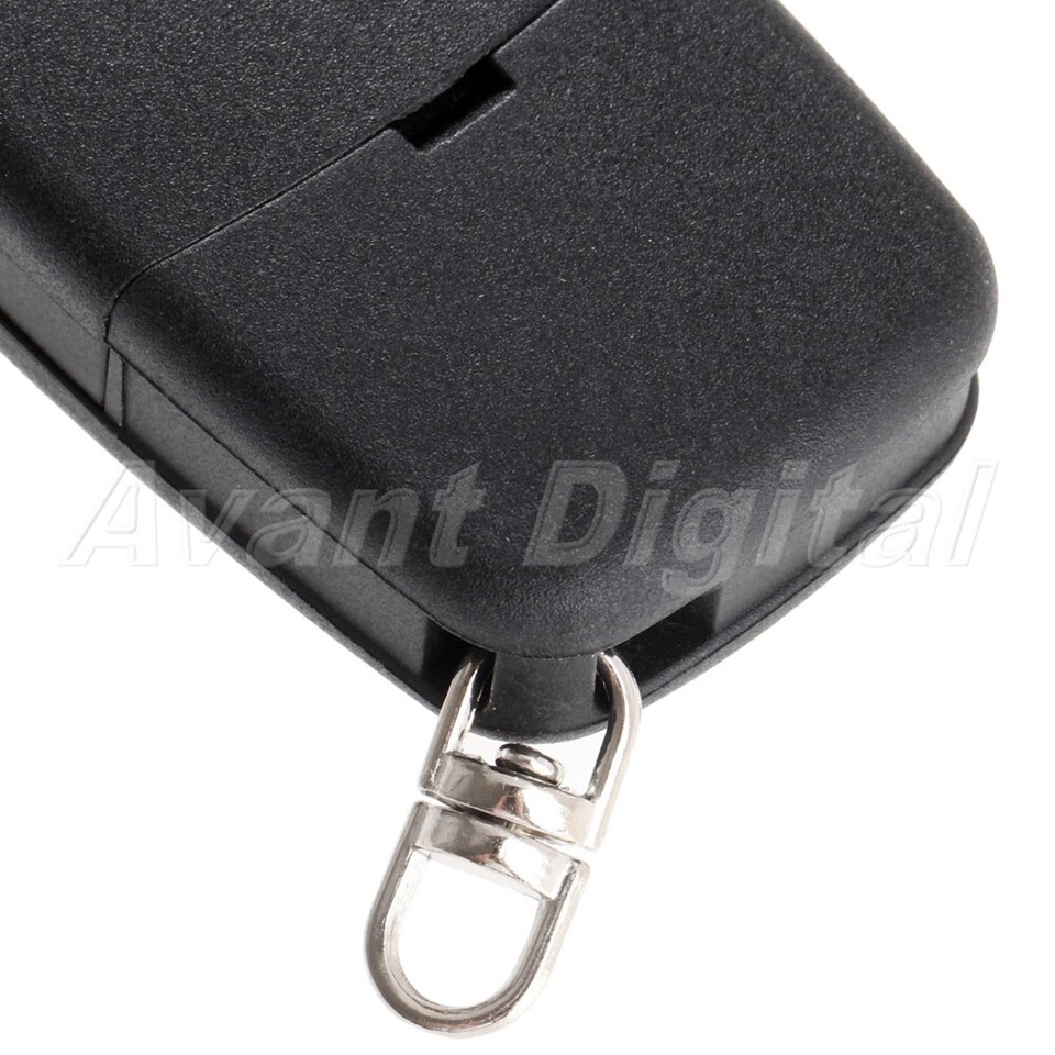 Black 3 Button Flip Remote Key Fob Blade Case Shell For TT A2 A3 A4 A6 ...