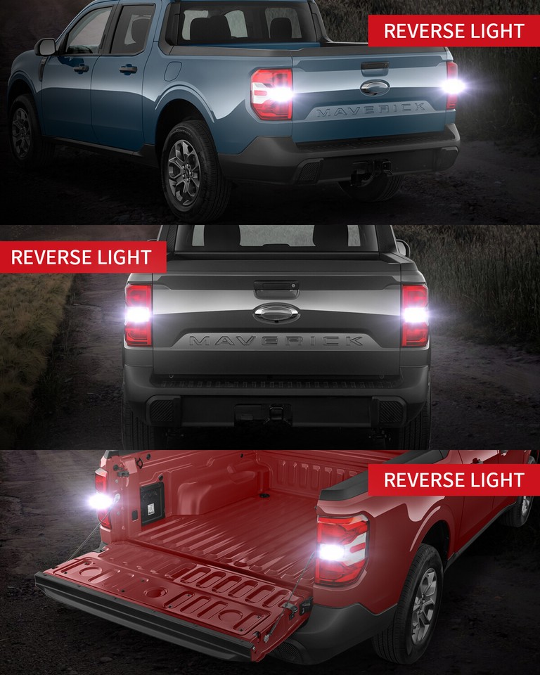 WT21W WT21 LED Reverse Backup Light 6000K White Canbus for Ford Bronco ...
