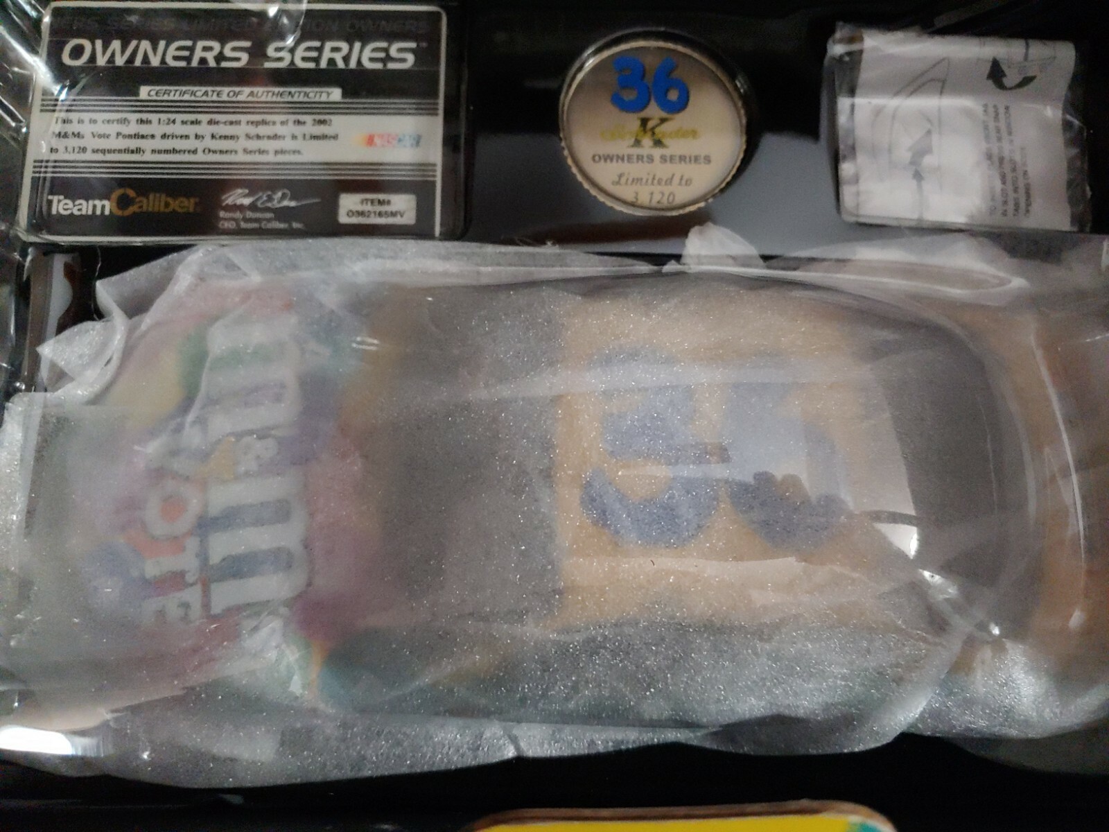 Team Caliber Owners Series #36 Ken Schrader M&M's MB2 Motorsports 1:24 ...