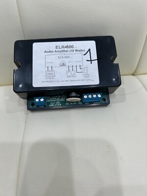 ELK-PRODUCTS ELK-800 Compact Public Address Paging Audio Amplifier 10 Watt | eBay