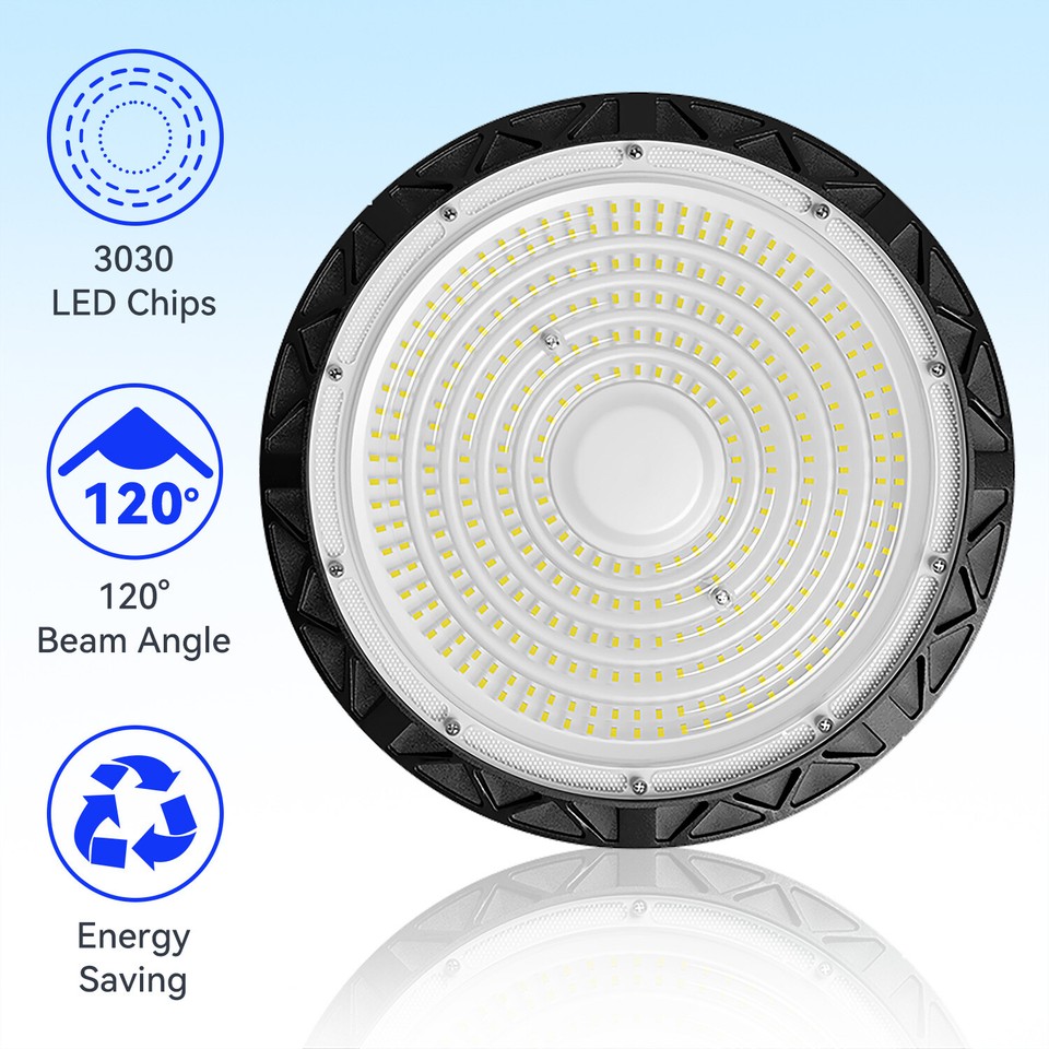 300W UFO LED High Bay Light 300 Watts Warehouse Gym Led Commercial ...
