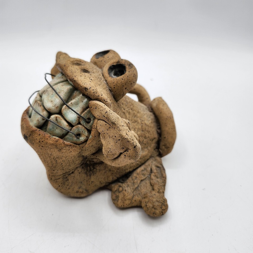Frog braces dentist occupational vintage Little Guys studio Pottery ...