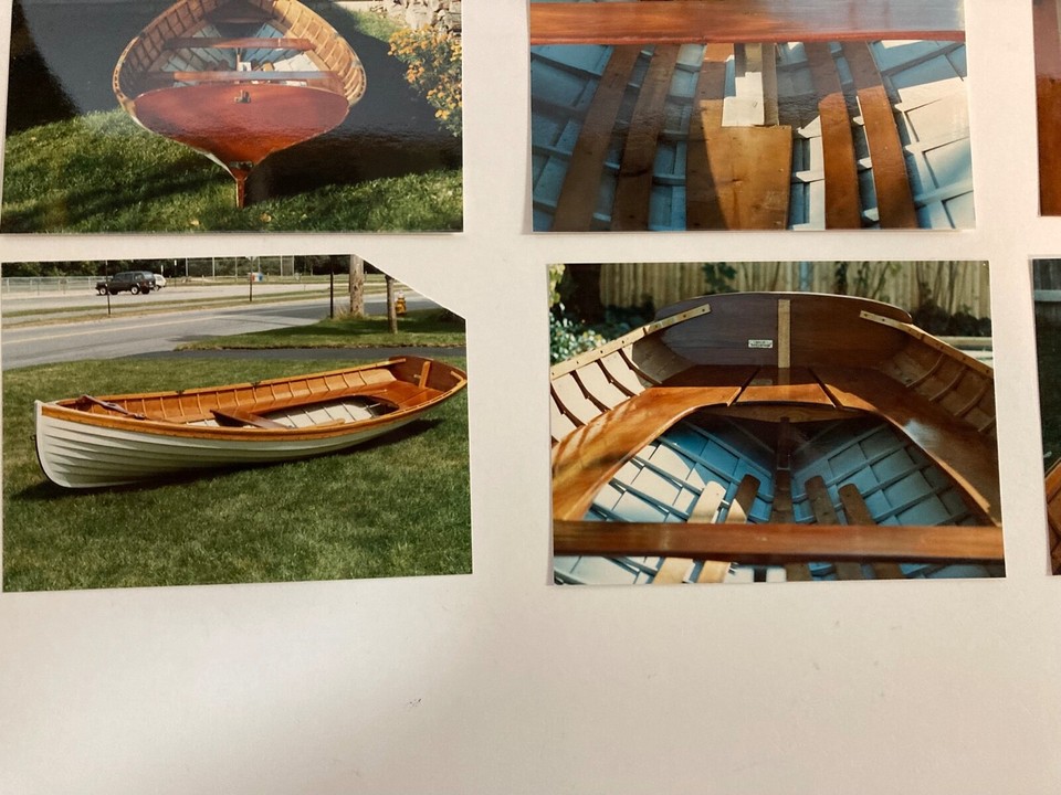 Whitehall Rowboat Sailing 12’ Shew &Burnham Sprit Rig Mast Cradle ...