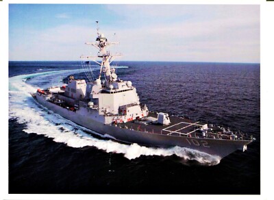 USS Sampson DDG 102 US Navy ships crest and photo 5.5x 4.25 size | eBay