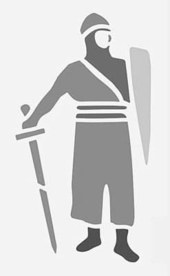 6"x10" Clear Plastic Stencil - Templar Knight (SD99) | eBay