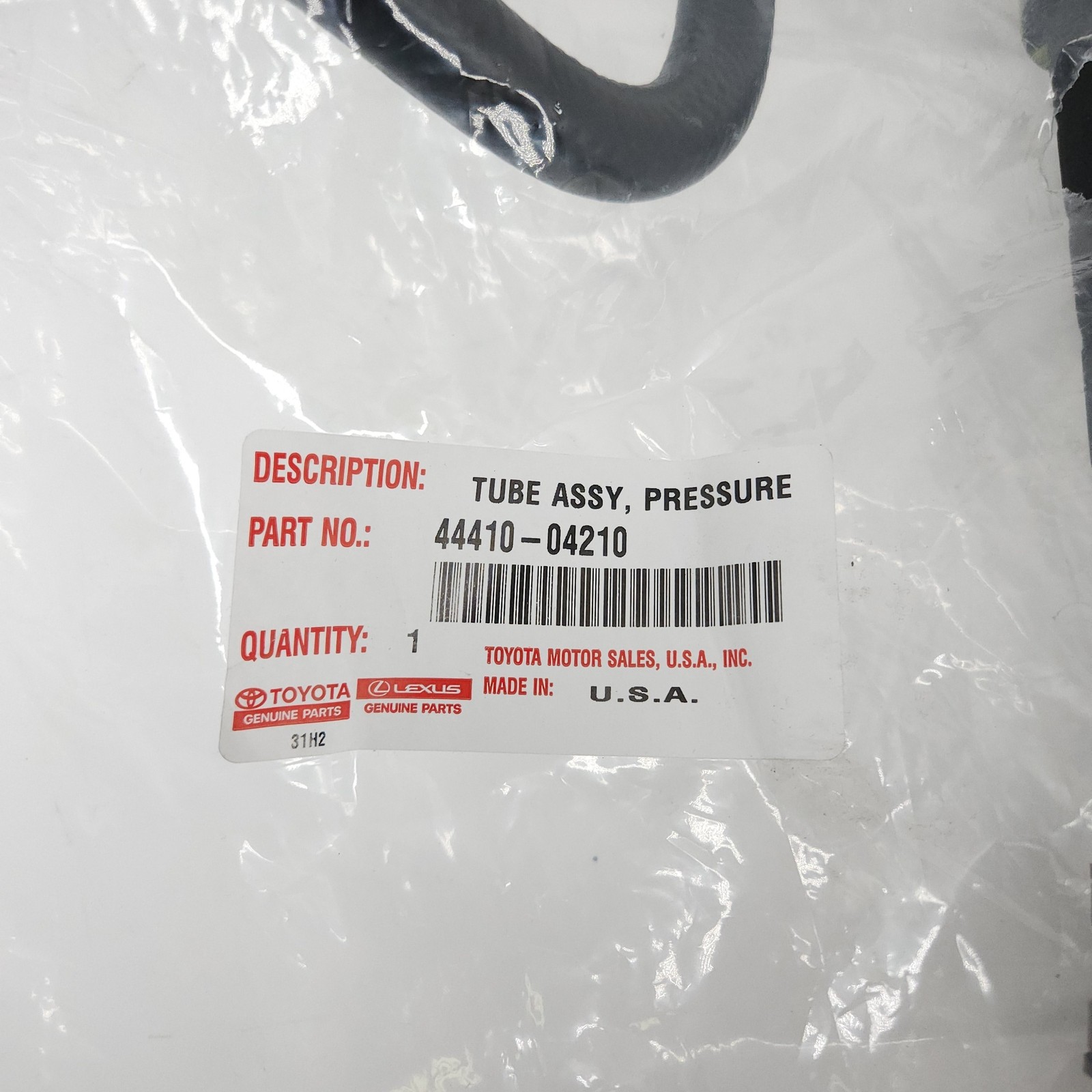 Genuine OEM Toyota 44410-04210 Power Steering Pressure Hose Cooler 05 ...