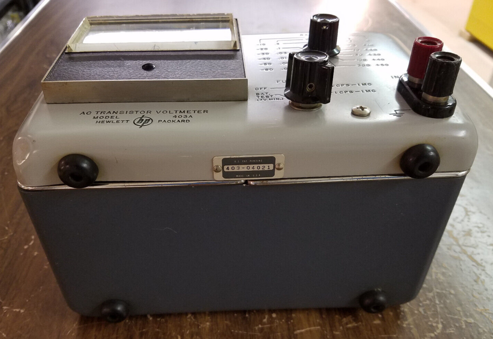 HP 403A AC Transistor Voltmeter, Agilent Keysight | eBay
