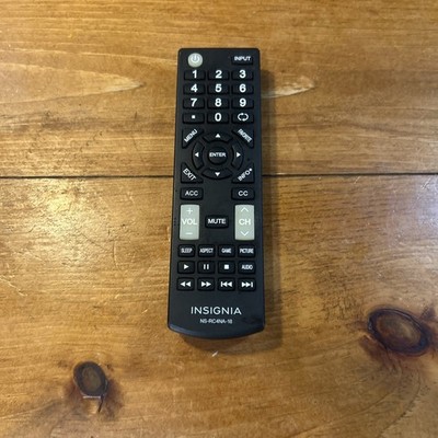 Insignia Remote Control (NS-RC4NA-18) for Select Insignia TVs - Black ...