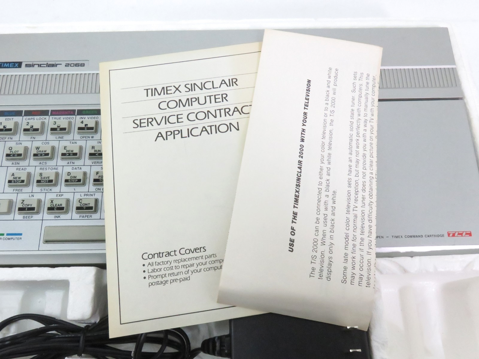 Vintage Timex Sinclair 2068 Personal Color Computer With Original Box ...
