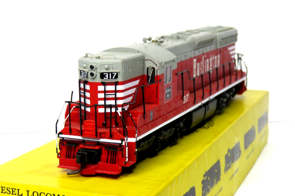 Proto 2000 Life-Like HO CB&Q 317 Burlington SD7 Diesel Loco Powered NO ...