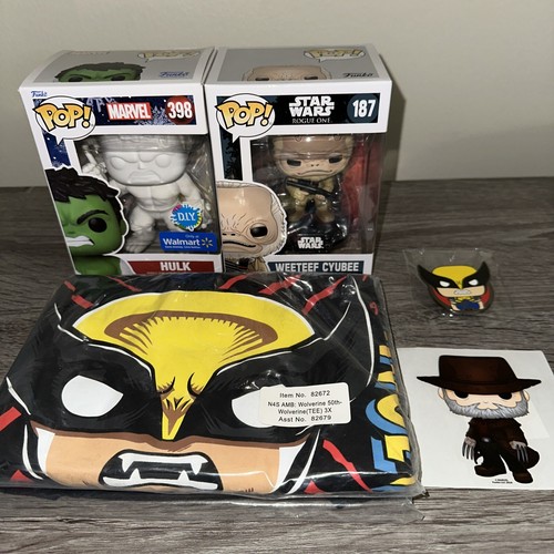 Funko Marvel Collector Corps Men’s 3XL Wolverine 50th T-Shirt Pin ...