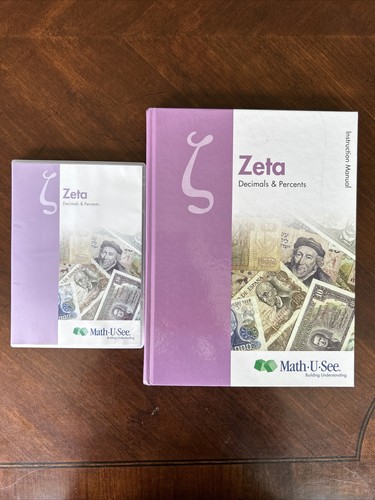 Math U See - Zeta Instruction Manual & DVD | eBay