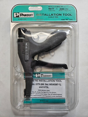 Panduit GTS nylon cable tie, tie wrap installation tool MADE IN USA | eBay