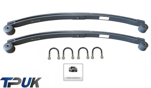 FORD TRANSIT LEAF SPRINGS DOUBLE (2) 2.2 2.4 PAIR MK7 FWD RWD 75MM BUSH ...