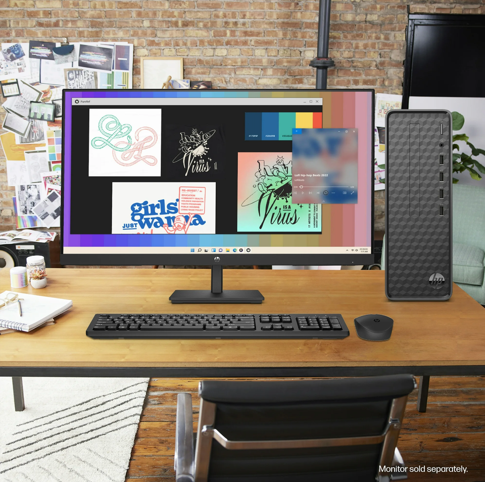 New HP Slim Desktop Computer 12th Gen Core i5 4.4GHz Up To 32GB & 2TB ...