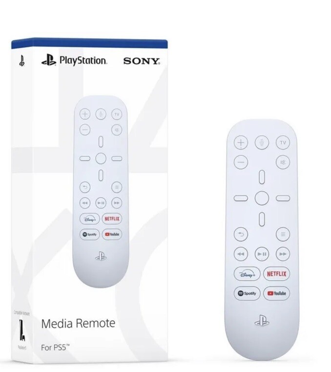 Sony Playstation PS5 Media Remote - White for sale online | eBay