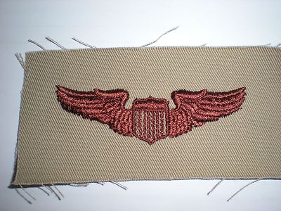 USAF BASIC PILOT EMBROIDERED WINGS - DESERT | eBay