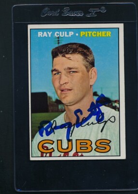 1967 Topps #168 Ray Culp Cubs Signed Auto *C7527 | eBay