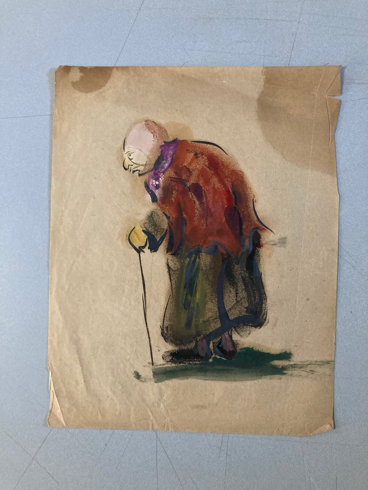 Very Nice Drawing Expressionism German Ink Gouache 1920 | eBay