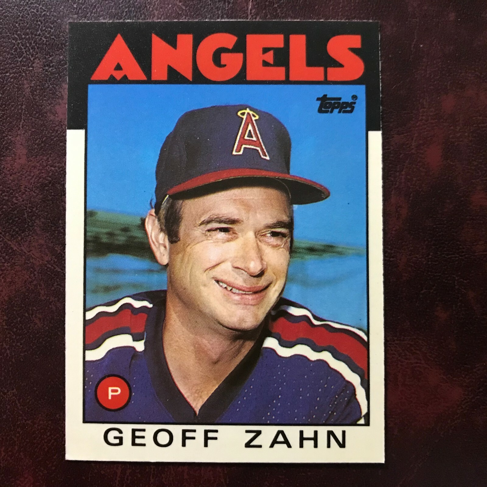 1986 Topps TIFFANY Set GEOFF ZAHN #42 ANGELS ** MINT ** HIGH GRADE ...