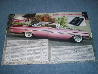 1959 Chevy Impala Custom '60's Show Car Article 1959 Chevy Impala Custom '60's Show Car Article