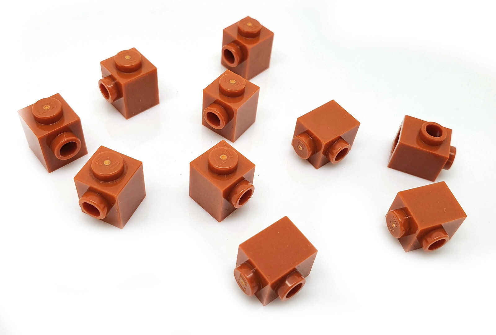 10 Stück LEGO Stein 1x1 Konverter mit Noppe, dunkelorange , 87087, NEU | eBay