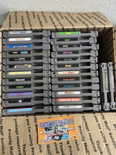 🔥26x Nintendo NES Game Lot! All Games Cleaned & Tested! Instant ...
