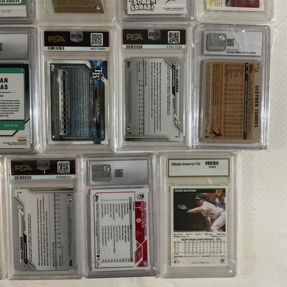 X19 MLB BASEBALL PSA CGC FGA wcg patch GRADED CARDs LOT slab #3 | eBay
