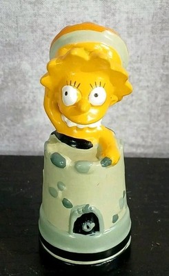 2001 The Simpsons Black Lisa Simpson "Rook" Chess Replacement Piece ...
