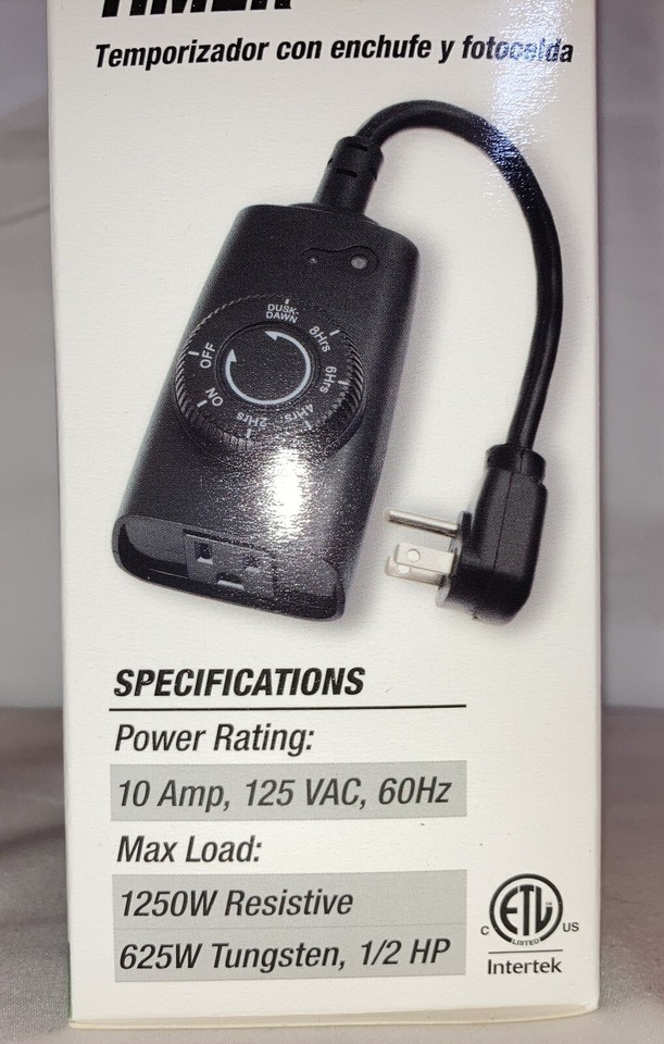 Outdoor Light Timer Photocell Dusk to Dawn Light Sensor Timer | eBay