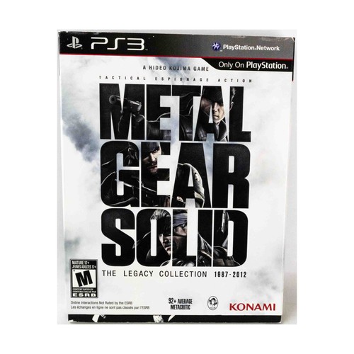 Konami PS3 Metal Gear Solid Legacy Collection EX 83717202721 | eBay