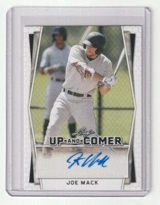 JOE MACK 2022 Leaf Up and Comer AUTO #UC-JM1 MIAMI MARLINS | eBay