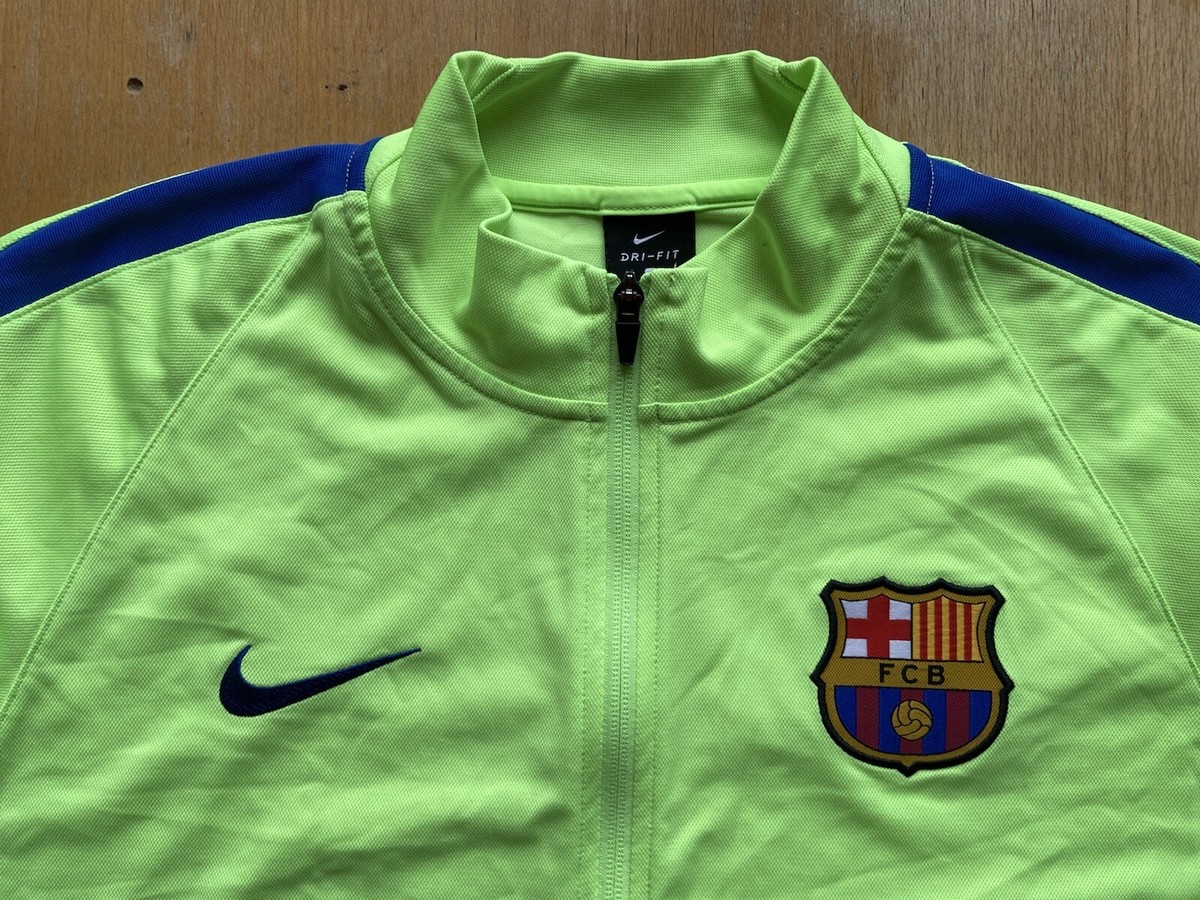 BARCELONA FOOTBALL SOCCER TOP JACKET NIKE 808947-368 sz L BARCELONA FOOTBALL SOCCER TOP JACKET NIKE 808947-368 sz L