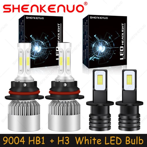 For Plymouth Acclaim 1989-1991 White LED Headlights Bulb Hi Lo Beam Fog ...