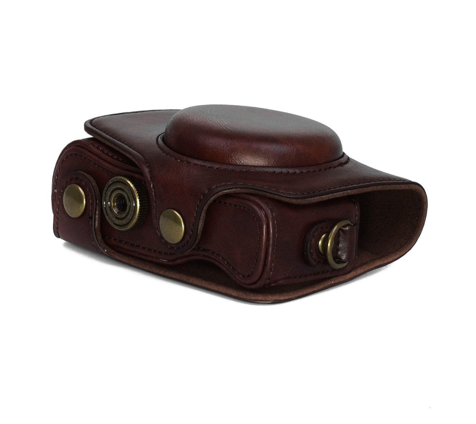 Camera Bag Case for Canon PowerShot SX700 Faux Leather Coffee CC1114b ...